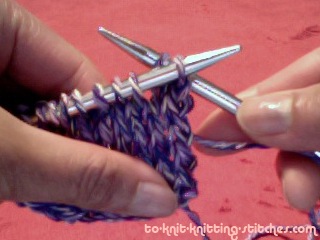How To Binding Off (casting off) Knit And Purl Stitches - Knitting ...